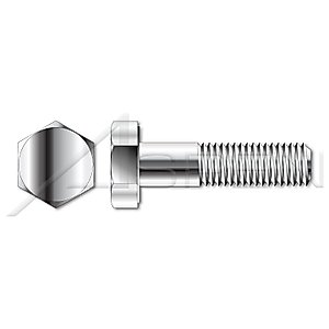 (5 pcs) M48-5.0 X 160mm, DIN 931 / ISO 4014, Metric, Hex Head Cap Screws Bolts, Part Thread, A2 Stainless Steel