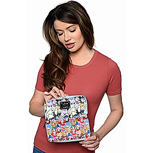 Loungefly Disney Princess and Villains Wallet Zip Around Clutch Faux Leather