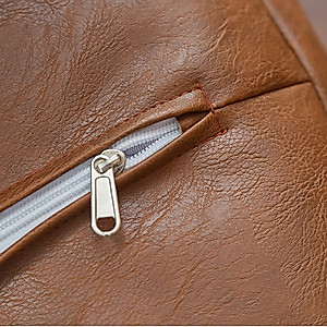 vctops Vintage Faux Pu Leather Plaid Chair Pad with Removeable Cover Waterproof Ultra Soft Thick Bean Seat Cushion Outdoor Kitchen Dining Chair Cushion (Navy,18"x18")