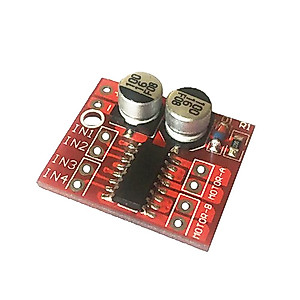 Aideepen 5pcs Dual H-Bridge DC Stepper 1.5A 2 Way DC Motor Driver Module Replace Stepper L298N for Smart Car Power