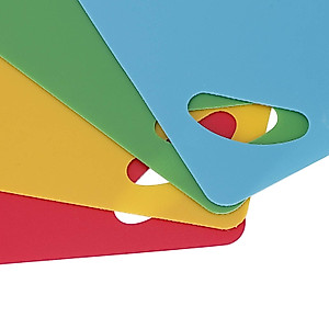 Kitchen Cutting Boards 4pcs PP Flexible Kitchen Cutting Board NonSlip Cutting Board for Vegetable Meat