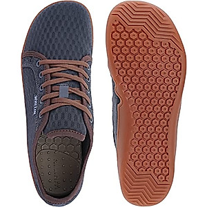 WHITIN Men's Water Shoes Quick Dry Aqua Minimalist Barefoot Sneakers Size 10.5-11 Minimus Beach Swim River Hiking Trail Kayak Fishing Dark Grey 44