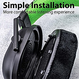TRANSTEK Ear Pads Compatible with V2 / V2 Pro Gaming Headset I Memory Foam Replacement Ear Cushions (Velour)