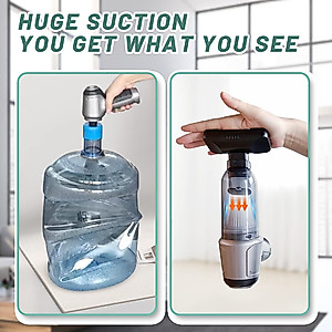 ekbas Car Vacuum Portable Cordless -15000PA 3 in 1 Car Vacuum Cleaner High Power, Brushless Motor Handheld Vacuum Cordless, Air Duster, Best Suction Vacuum for Car, Home, Office, Pet