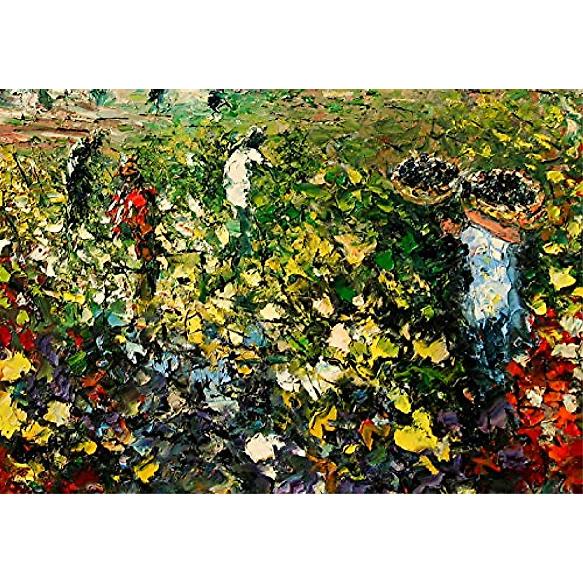 SOLD Time for Harvest, Tuscany Italy Vineyard By Internationally Renown Painter Andre Dluhos