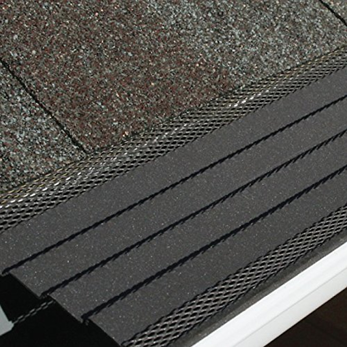 Amerimax Home Products 638010 Hoover Dam Gutter Guard, Dark Gray, 10 Count (Pack of 1)