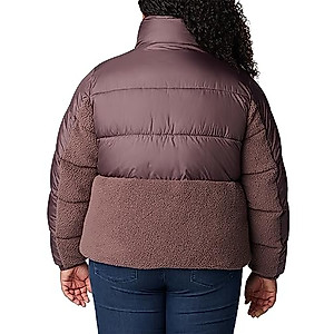 Columbia Women's Leadbetter Point Sherpa Hybrid, Basalt, Medium
