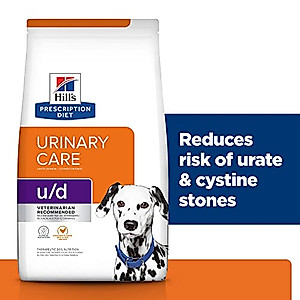 Hill's Prescription Diet u/d Urinary Care Dry Dog Food, Veterinary Diet, 27.5 lb. Bag