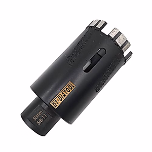 DT-DIATOOL Diamond Core Drill Bit 2" - Welded Hole Saw 50mm with 5/8-11 Arbor for Granite Marble Concrete Hard Stone