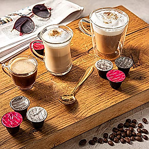 Mixpresso Espresso Machine for Nespresso Compatible Capsule, Single Serve Coffee Maker Programmable Buttons for Espresso and Lungo, Premium Italian 19 Bar High Pressure Pump 27oz 1400W (Red)