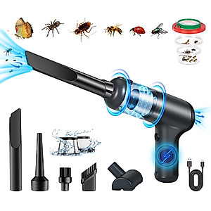 Bug Vacuum & Handheld Vacuum Cordless with 9000PA,High Power Bug Vacuum for Adults Portable Bug Vacuum Catcher Use for Home Office Car Insect Vacuum Catcher for Small Spider Wasp Moth Ladybug and More