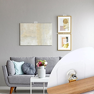 Picture Hangers Without Nails, No Damage Picture Hooks, 20 Counts Adhesive Hooks on Kitchen,Bathroom,Bedroom and Office, 13 lbs Load max