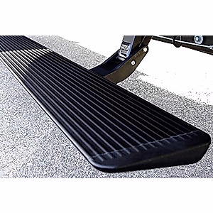 AMP Research RealTruck PowerStep Plug-N-Play | Fits 2017 - 2019 Ford F-250/F-350/F-450 Super Duty | 76235-01A | Ergonomic, Rust-Proof Aluminum, True Flush Mount