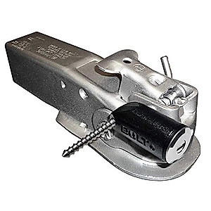Bolt 7025290 Trailer Coupler Pin Lock for Side Cut Ford, Lincoln & Land Rover Keys, Black
