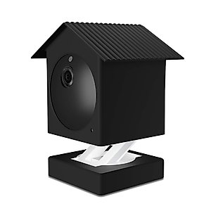 HOLACA Weatherproof Silicone Skin for Cam Outdoor ONLY Anti-Scratch Protective Cover - Extra Protect Camera-(NOT Compatible with Cam/V2/Pan) (1 Pack, Black)
