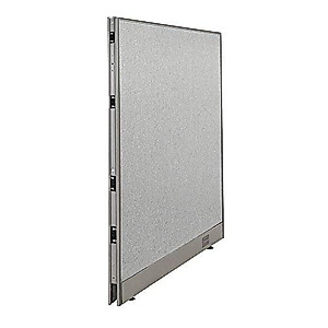 GOF 4Ft Single Office Partition, Large Fabric Room Divider Panel, Custom Built Workstation (48" w x 48" h)