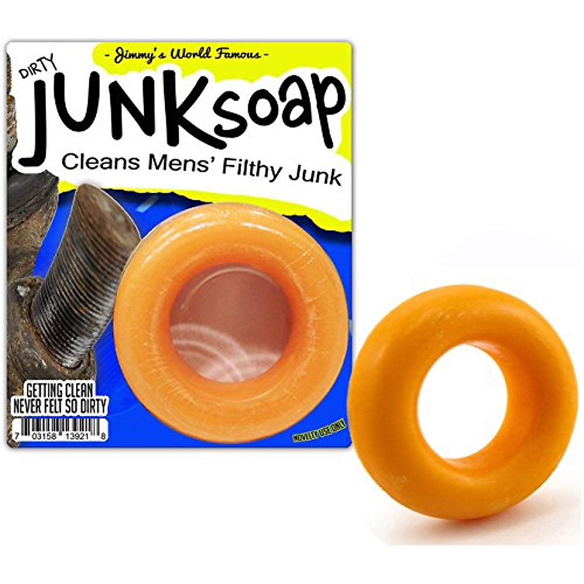 Gears Out Jimmy’s Dirty Junk Soap Cleans Men’s Filthy Junk Funny Novelty Soap for Men Stocking Stuffers for Husband Boyfriend Weird White Elephant Ideas Dirty Santa Party Prizes Novelty Wiener Soap