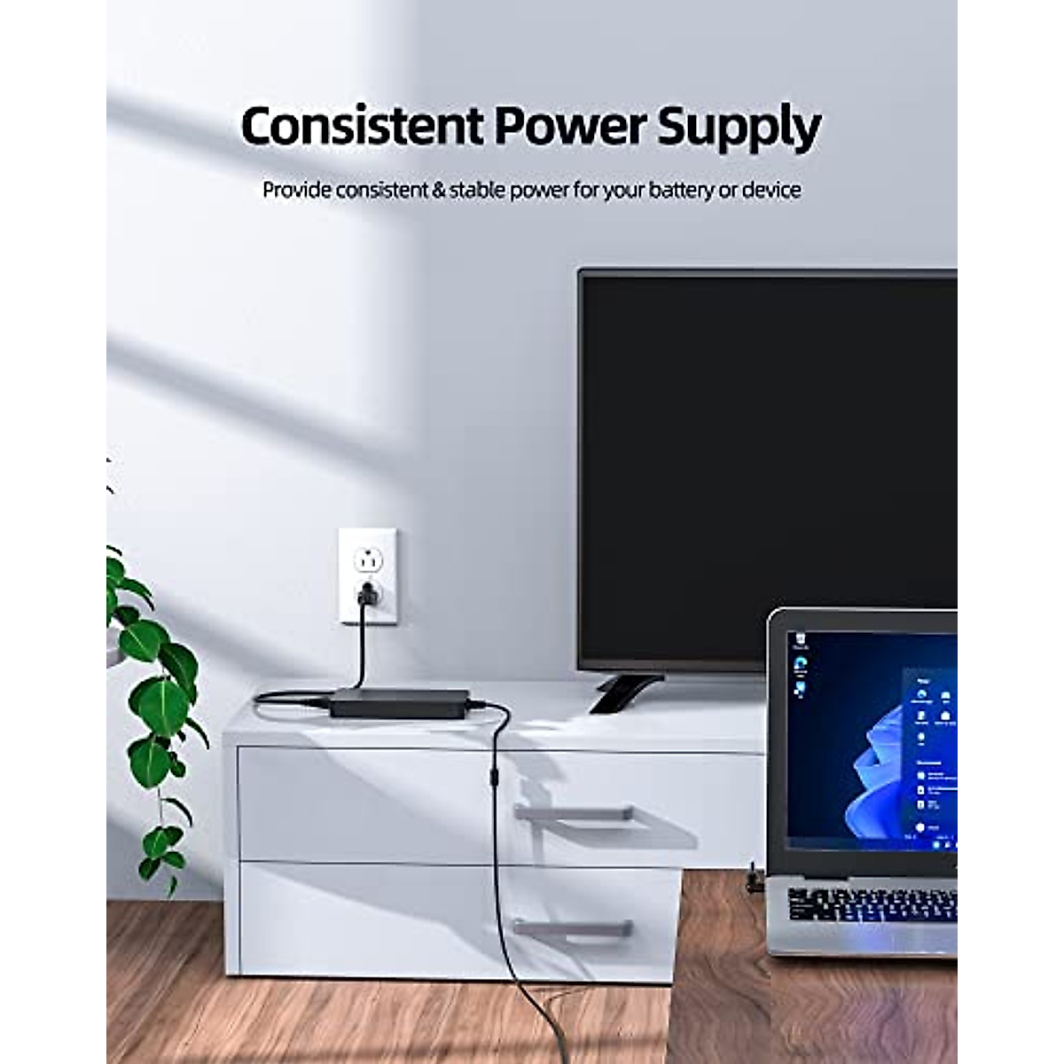 240W Charger for MSI Crosshair 15 / Pulse 15 / Katana 15 Laptop Power Cord Supply