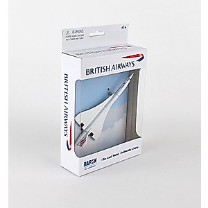Daron British Airways Concorde Single Plane Toy , White