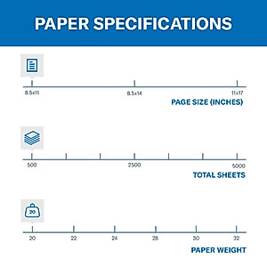 Hammermill Colored Paper, 20 lb Cream Printer Paper, 8.5 x 11-1 Ream (500 Sheets) - Made in the USA, Pastel Paper, 168030R