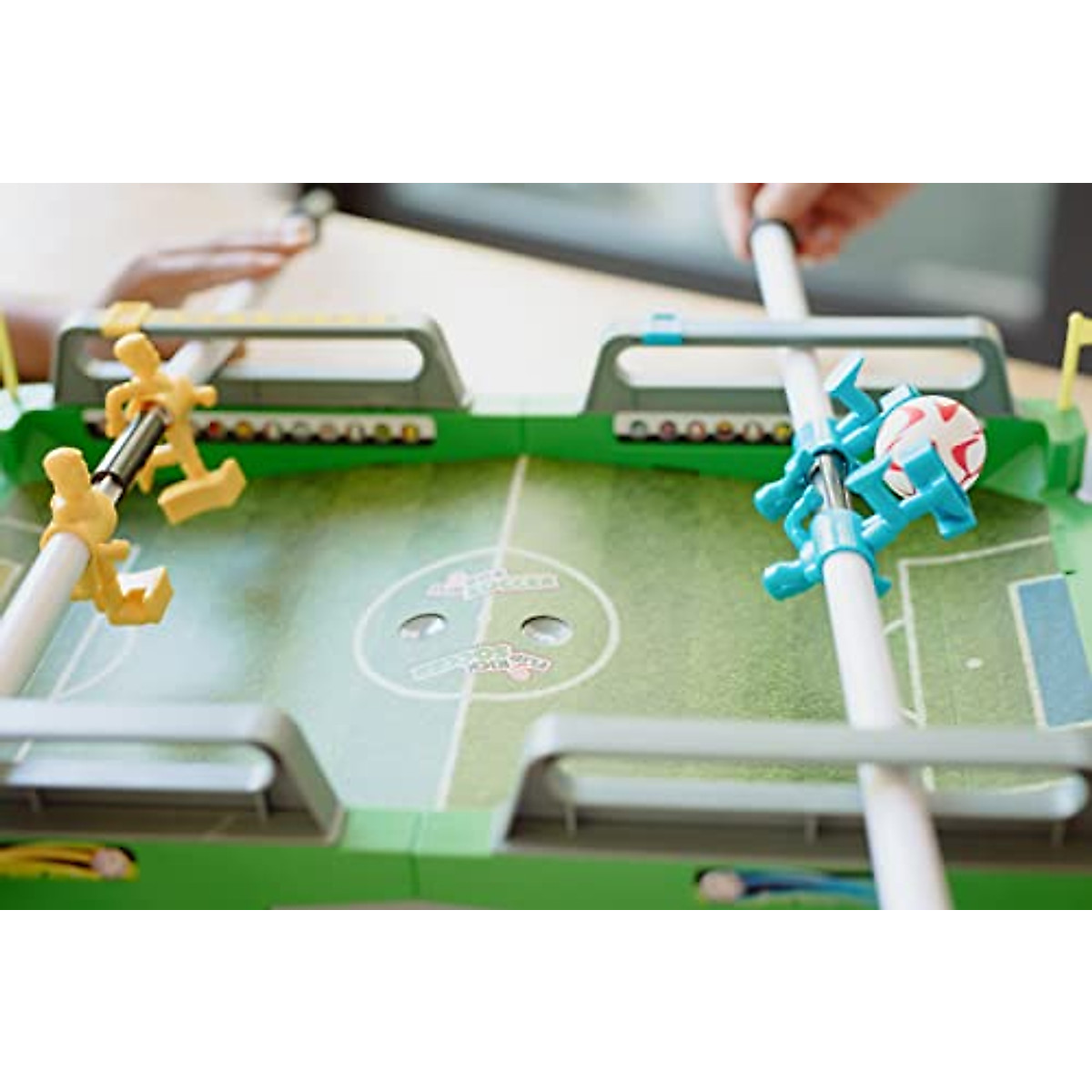 Buffalo Games - Flip Kick Soccer - Fast Paced Dexterity Game - Spinning Soccer Head to Head - Great for Family Game Night - Ages 5 and Up