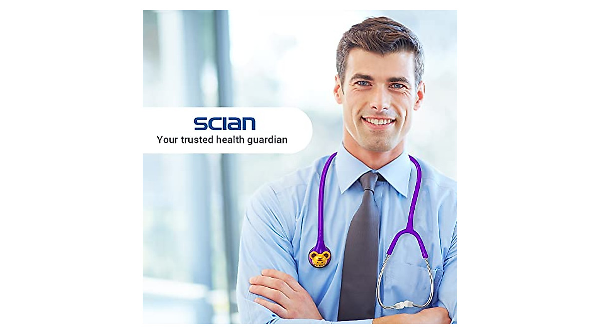 SCIAN HS-30Q Kid-Friendly Stethoscope for Children and Professionals