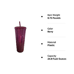 Starbucks Berry Bling Diamond Studded Tumbler Fall 2022 Venit 24oz