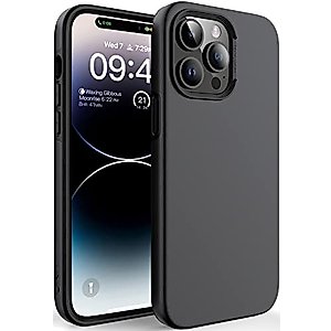 TEAM LUXURY iPhone 14 Pro Max Phone Case, 6.7" [UNIQ Series] Shockproof Rugged Anti-Scratch Protective Case for iPhone 14 Pro Max Phone Case, (Black)