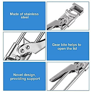 (2pcs) Master Opener Adjustable Jar & Bottle Opener, Adjustable Multifunctional Stainless Steel Can Opener Jar Lid Gripper, Manual Jar Bottle Opener Kitchen Accessories