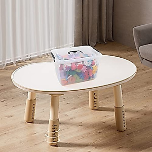 Vababa 10 L Clear Plastic Latch Storage Box with Handle, 4-Pack Storage Bin