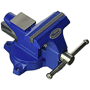 IRWIN Tools Record Light Duty Workshop Vise, 4.5-Inch (4935507),Blue