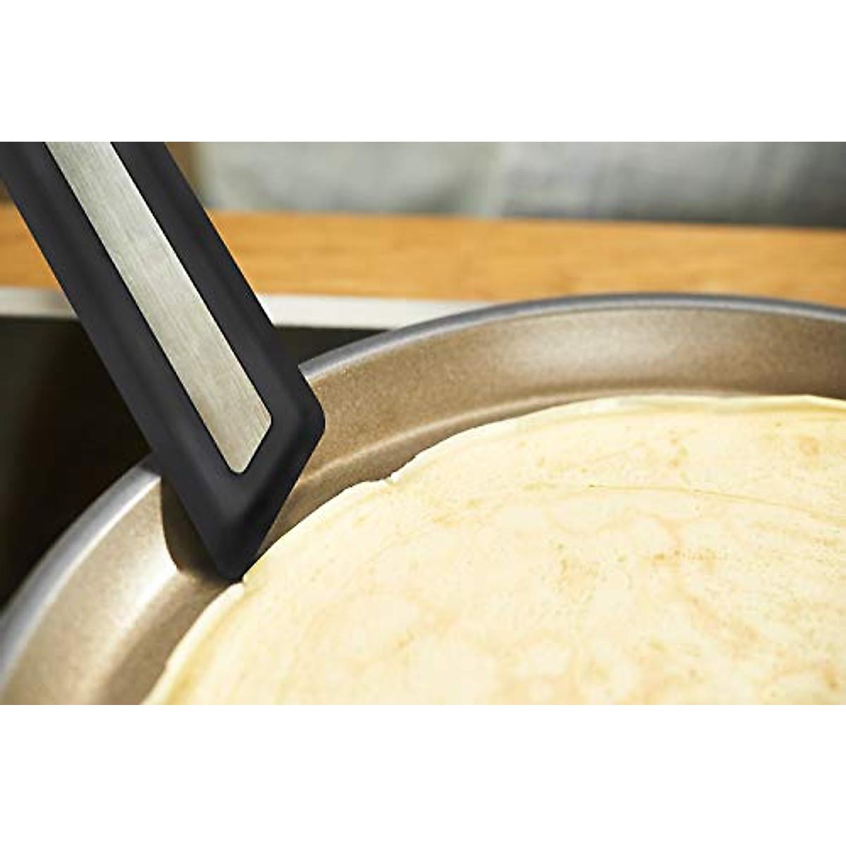Rösle Stainless Steel Round-Handle Crepes Turner, 12.6-inch