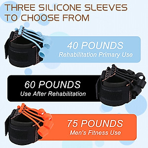 Finger Strengthener Stroke Recovery Physical Therapy Equipment Stretcher Hand Strengthener Hand Workout Extension Exerciser Hand Grip Trainer (Enhanced Kit - Black)