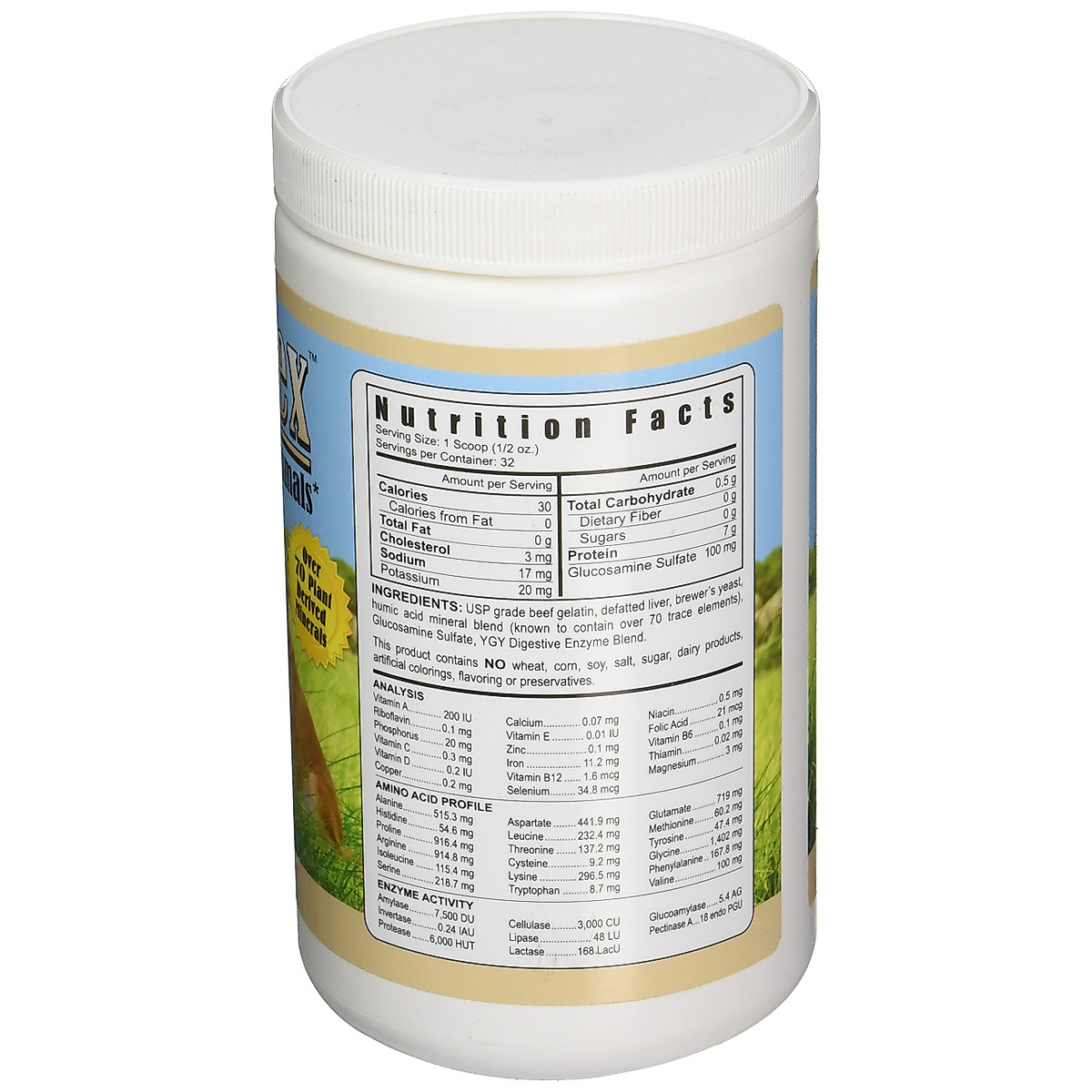 YOUNGEVITY Arthrydex Complete Nutritional Supplement | Vitamins Amino Acids Enzymes | Pets Healthy Bones & Joints -1 lb Canister