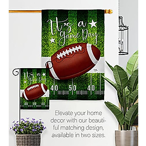 Super Bowl Decorations Football Banner NFL Game Day Flag Tapestry Sports Fans Home Decor American Gifts Team Bar Party Garden Patio Porch Small Outdoor Yard Signs Made In USA