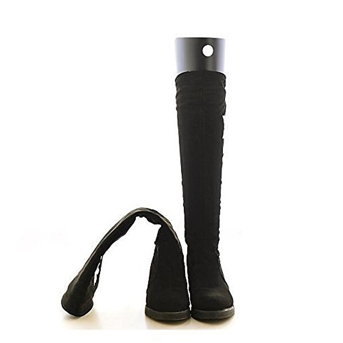 2 Pairs (14inch/36cm H) Practical Plastic Thicken Long Knee High Adult Shoe Support Portable Multifunction Automatic Stand Hanger Shoes Shape Keeper Boot Short Inserts Holder for Men and Women