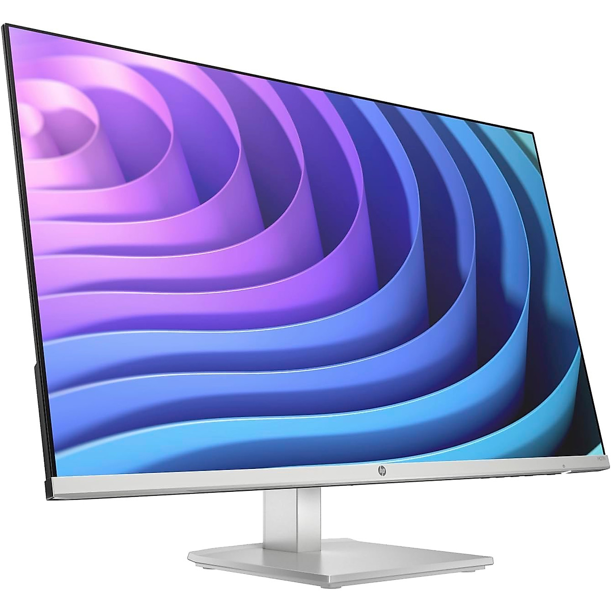 HP 27 inch 1080P Computer Monitor in Silver and Black, 27" Full HD (1920 x 1080) 75Hz Anti-Glare IPS Display with AMD FreeSync, 2 HDMI, 1 VGA, Highly Accurate Color (2024 Model) with Docztorm Dock