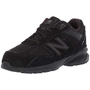 New Balance Baby 990 V5 Lace-Up Sneaker, Black/Black, 3 US Unisex Infant