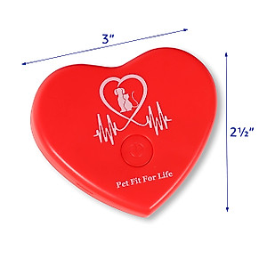 Pet Fit For Life Rechargeable Heart Beat Simulator with USB Cord - Reduce Pet Anxiety with This Heartbeat Sound Machine - Your Cat, Kitten, Dog, or Puppy Will Love It