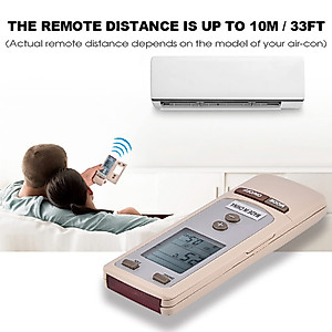 Air Conditioner Remote Control for Gree Y502, Universal Remote Control Replacement for Gree Y512 Y502 Air Conditioner