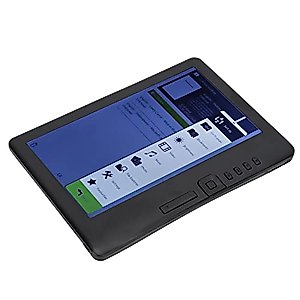 Septpenta E Reader, 7in HD Color Screen, with Mechanical Navigation Button and Protective Cover, Supports for EPUB, PDF, TXT, FB2, PDB File Format, Portable 800X480 E Reader (8GB)