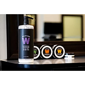 Woodlee’s by Men’s Ultimate Grooming – All In One Conditioning Lotion - Men’s Leave In Conditioner - Hair & Body Moisturizer – Shave And After Shave Lotion - Infused With Coconut Oil & Tea Tree Oil - Non Greasy (32 oz)