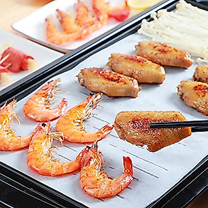 Fasmov 500 Count Parchment Paper Baking Liner Sheets Pan liner, 12×16 Inches Non-Stick Precut Baking Parchment, Suitable for Baking Grilling Air Fryer Steaming Bread Cup Cake Cookie and More