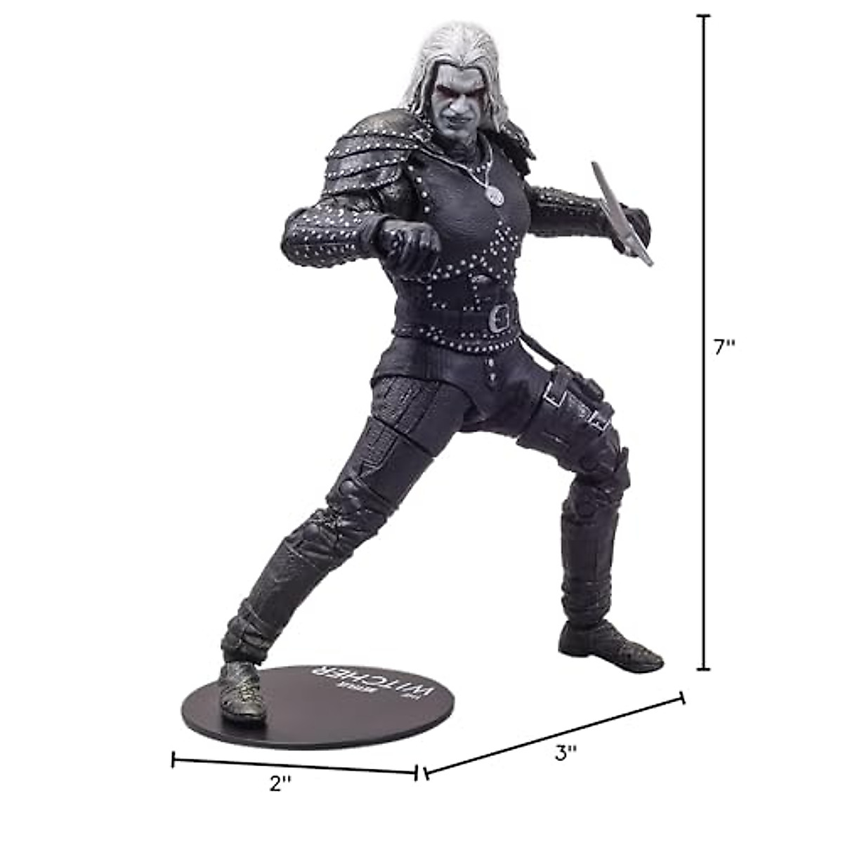 McFarlane Toys Netflix The Witcher Geralt of Rivia Witcher Mode (Season 2) 7" Action Figure with Accessories