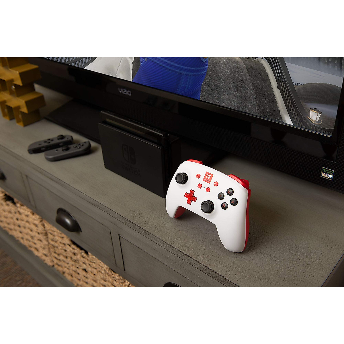 PowerA Enhanced Wireless Controller for Nintendo Switch - White