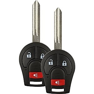 Discount Keyless Replacement Uncut Car Remote Fob Key Combo Compatible with CWTWB1U751, ID 46 (2 Pack)