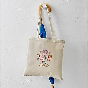 CafePress Theatre More Fun Tote-Bag Natural Canvas Tote-Bag,Shopping-Bag