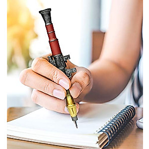 Planet Pens RPG Rocket Grenade Novelty Pen - Cute Funny Pens for Kids, Teens and Adults, Fun Cool Ball Point Pen for School Writing and Unique Office Supplies, Gun Pen Gift for Men and Women - 6 Inch