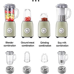 Water cup Electric juicer Multifunctional Blender Blender With Food Processor Spice Grinder And Ice Crusher 2 Speed U200BU200Bsettings And One Pulse Free 3 Titanium Alloy Ice/Nu ZJ666