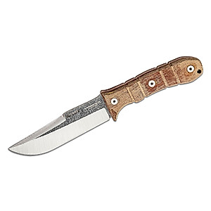 Condor Tool & Knife Tactical P.A.S.S. Chute Knife, Classic finish Flat Grind w/ Second Bevel Edge, Micarta® Handle & Hand Crafted Welted Leather Sheath
